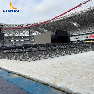 China 50x50x5cm Heavy Duty Interlocking Floor Panels with 200tons/sqm Load Capacity and 5-Year Warranty for Grass Protection Decking for sale