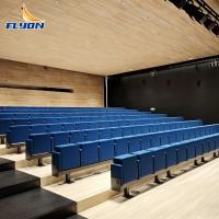 China Ergonomic Theater Chair with Adjustable Armrest and Foldable Structure for Cinema Auditorium Seating for sale