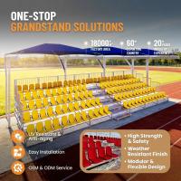 China Quick Installation Modular Steel Scaffolding Grandstand with Waterproof Customizable Size for Outdoor Events for sale