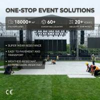 China 200tons/sqm Load Capacity Portable Event Flooring with 5-Year Warranty and Interlocking Design for Grass Protection for sale