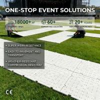 China 200tons/sqm Load Capacity Turf Protection Mat with 5-Year Warranty and Interlocking Design for Easy Setup for sale