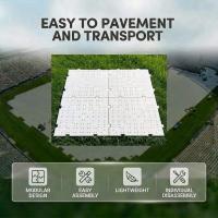 China Portable Event Flooring with 200tons/sqm Load Capacity, 5-Year Warranty, and Interlocking Design for Grass Protection for sale