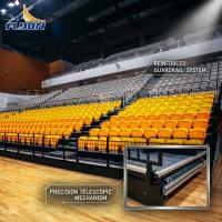 China Space Saving Telescopic Retractable Bleacher Seating Easy Installation Customizable Gymnasium Grandstand for sale