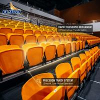 China Space Saving Telescopic Retractable Bleacher Seating Easy Installation Customizable Gymnasium Grandstand for sale