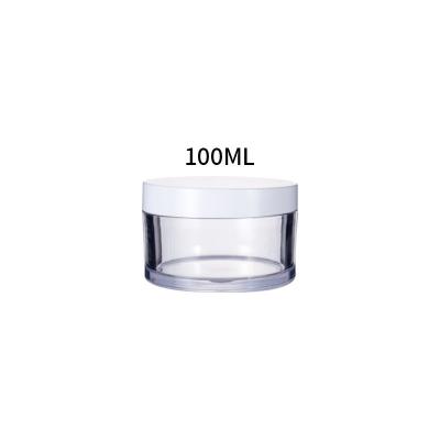 China PET 100ml Injection Molded Cream Bottle Thick Wall Cosmetic Packaging for sale