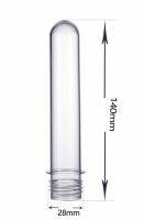 China Diameter 32mm 30g Plastic Preform Bottle Tubes 60ml 70ml With Lid for sale
