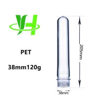 China 38mm 120g Food Grade PET Bottle Blank Blowed Into 2L 5L Oiler Bottle for sale