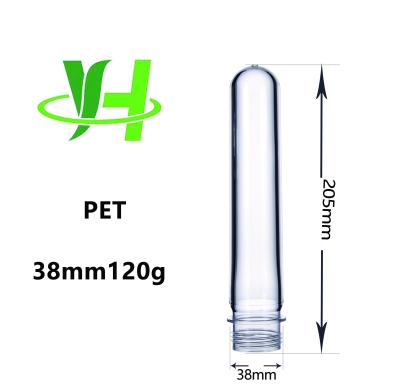 China 38mm 120g Food Grade PET Bottle Blank Blowed Into 2L 5L Oiler Bottle for sale