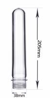 China 38mm 120g Food Grade PET Bottle Blank Blowed Into 2L 5L Oiler Bottle for sale