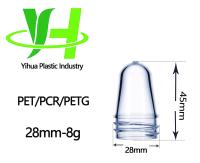 China 28mm 8g PET Jar Preform Food Grade Non Poisonous BPA Free Material for sale
