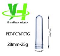China 28mm Neck 25g PET Bottle Preform Customizable Capacity 150ml 300ml for sale