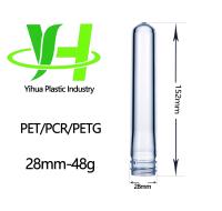 China High Transparency 28mm PET Preform For Cosmetic Plastic Bottle for sale