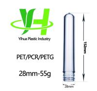 China 28mm 55g Cosmetic Plastic Bottle PET Preform Usd For Medicine Drink for sale