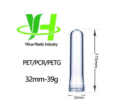 China 32mm 410 Neck Plastic Preform Bottle Tubes For 500ml Cosmetic Bottles for sale