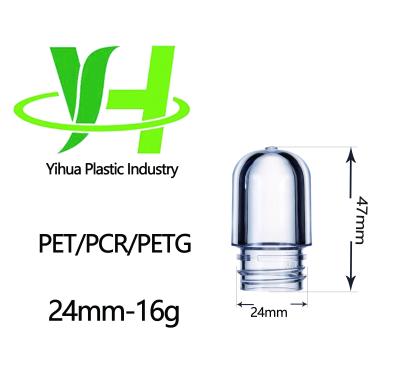 China Neck Size 30ml 150ml Cosmetic Bottle Preform 100% Virgin PET Resin for sale