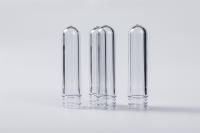 China Customized 28mm Amber Short Neck PET Preform Total Length 119mm for sale