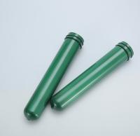 China Light Green 32mm Plastic Bottle Preform For 650ml Shampoo Bottle for sale