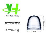 China Transparent 47mm29g Standard Tooth Mouth PET Preform Plastic Bottle for sale