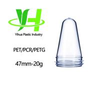 China Food Grade 47mm 20g Plastic Preform Bottle Tubes Injection Molding for sale