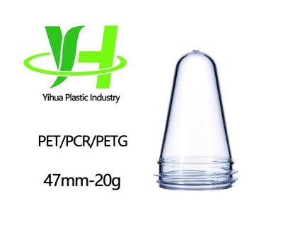 China Food Grade 47mm 20g Plastic Preform Bottle Tubes Injection Molding for sale