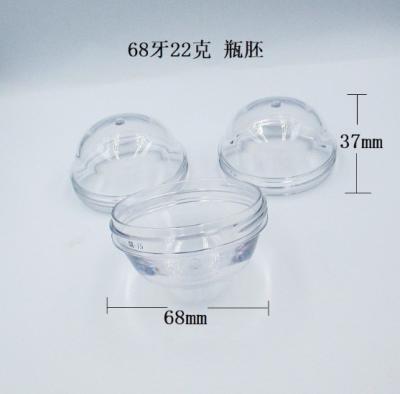 China Wide Mouth 68mm Transparent PET Preform Mould Blow Into 150ml Bottle for sale