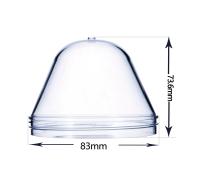 China Wide Mouth 83mm 44g Preform Plastic Bottle Food Grade BPA PET for sale