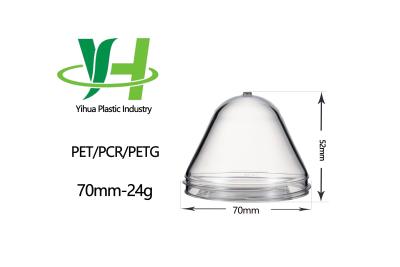 China Wide Mouth 70mm 24g Water Bottle Preform 300ml Food Grade PET Jar for sale