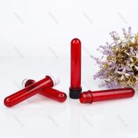 China 30ml 100ml Food Grade Pet Test Tube Red ISO9001 Customizable for sale