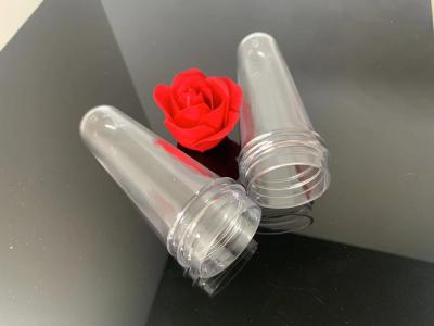 China Custom 27g 42mm PET Foam Bottle Semi Finished Transparent Preform for sale