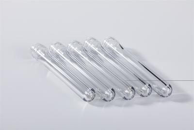 China Clear Plastic 35g 24mm PET Preform For Cosmetic Shampoo Bottle for sale
