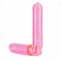 China Custom Pink Plastic Bottle Preform FDA REACH ISO9001 Certifications for sale