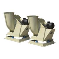 China FRP Bracket Centrifugal Exhaust Blower Fan 1200-2200Pa 7800-90000m³/h Industrial Ventilation for sale