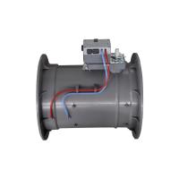 China 16:1 Air Volume Adjustment Ratio Flange Socket VAV Butterfly Valve PP GF Silicone for sale