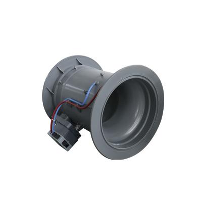 China 16:1 Air Volume Adjustment Ratio Flange Socket VAV Butterfly Valve PP GF Silicone for sale