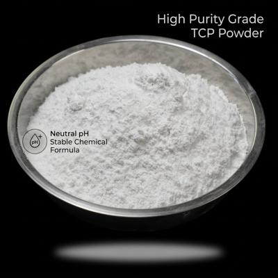 China Micronized 10-50 Microns Tricalcium Phosphate Powder with Moisture Content < 1% and Neutral to Slightly Alkaline pH 7-8 for Food and Pharmaceutical Applications for sale