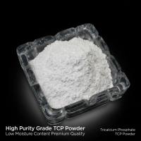China High Purity Tricalcium Phosphate Powder (TCP) with Moisture Content below 1% and Micronized 10-50 Microns Particle Size for sale