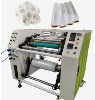 China PVC Cling Film Punching Machine PE Plastic Punching Machine Vegetable Strapping Film Stretch Film Puncher 1.5KW for sale