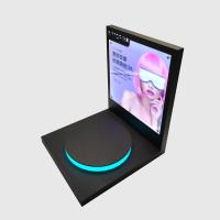 China Acrylic Countertop LED Display Stand for Neck Massager, Custom Brand POS Retail Display Rack with Screen Player for Electronic Product Promotion for sale