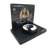China Factory Custom LED Lighted Acrylic Display Stand, Desktop Promotion Counter for Fascia Muscle Massage Gun Retail Shop Exhibition for sale