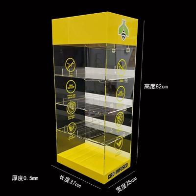 China Lockable Multi-Tier Acrylic Display Cabinet for 3C Digital Electronic Accessories for sale