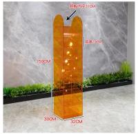 China Colorful Acrylic Magazine Display Rack Vertical Floor Standing Book Storage Shelf for sale