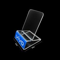 China Acrylic phone stand, counter display rack for business halls and exclusive stores, transparent desktop display bracket for mobile 3C digital products for sale