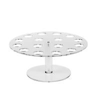 China Single-layer 6-hole acrylic ice cream stand for cross-border supply, cone waffle display rack for weddings and birthday parties for sale