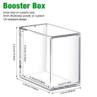 China Acrylic Magnetic Storage Box for Pokémon Game Cards, Transparent Dust-Proof Collecting Display Case with Lid for ETB for sale