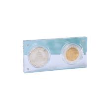 China Light Luxury Transparent Acrylic Display Box, Magnetic Storage Case for Badges, Slotted Standee, Card Brick Display Stand, Jewelry and Gold Coins for sale
