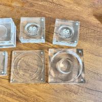China Light Luxury Transparent Acrylic Display Box, Magnetic Storage Case for Badges, Slotted Standee, Card Brick Display Stand, Jewelry and Gold Coins for sale