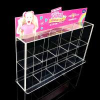 China Acrylic Blind Box & Figure Display Rack, Transparent Compartment Dust-Proof Storage Case for Lego Minifigures, Models and Dolls for sale