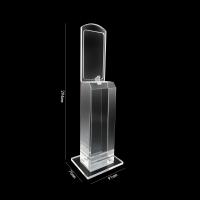 China Custom gradient laminated blue tech-style acrylic trophy with hollow-out lettering featuring circuit patterns, desktop honor medal suitable for esports events and award ceremonies of tech enterprises for sale
