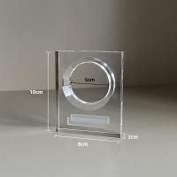 China Acrylic Commemorative Coin Display Box, Badge Storage Display Case, Magnetic Acrylic Badge Display Frame Box for sale