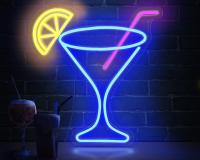 China Custom LED Light Sign Illuminated Signage with Neon Wall Decor for Bars and Restaurants for sale